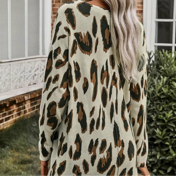 Sweaters | Leopard Print Sweater Nwt | Poshmark